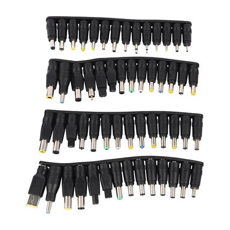 74 Pcs Universal Laptop Dc Power Supply Adapter Connector Plug Ac