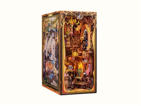 Diy Hogwarts Hufflepuff House Book Nook Magical Library Decor Dust