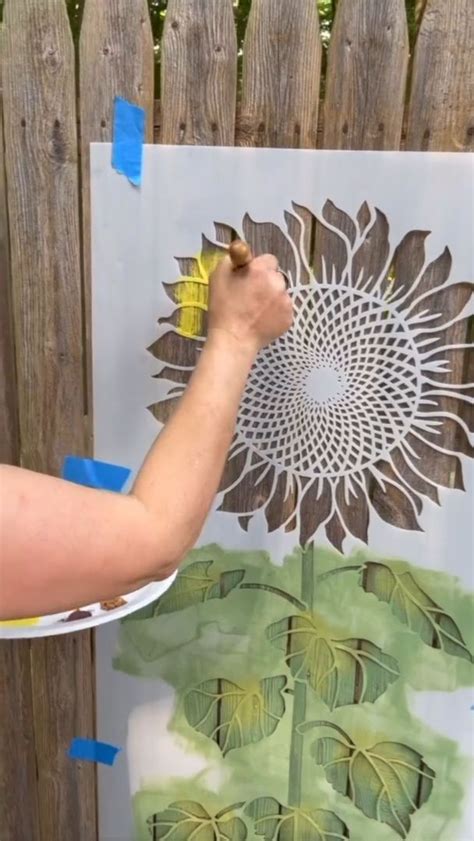 Stencil Your Fence How Can This