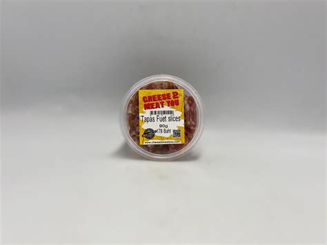 Tapas Fuet Slices 90g Imported Food For Thailand Expats