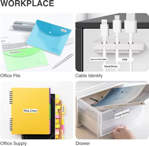 Buy SUPVAN Label Maker Machine With Tape E Mini Bluetooth Label Printer Wireless Connection