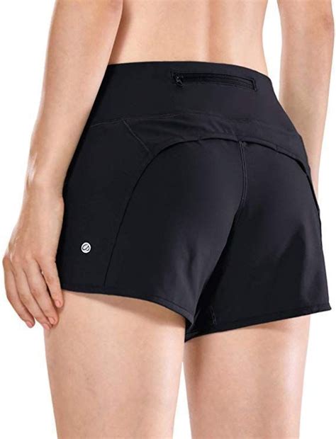 Crz Yoga High Waisted Running Shorts For Women 254 Liner Gym