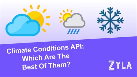 Climate Conditions API Which Are The Best Of Them Zyla API Hub Blog