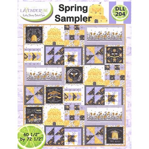 Spring Sampler Quilt Pattern Designs By Lavender Lime Dll 204 Fat