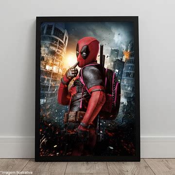 Quadro Deadpool And Wolverine Filme 2024 A3 02 Elo7