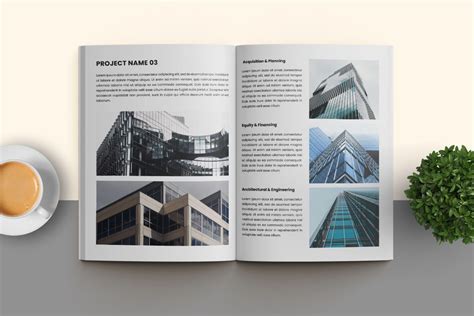 Architecture Portfolio Construction Brochure Real Estate Portfolio