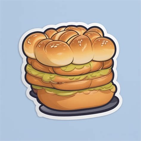 Premium Vector Challah Bread Vector Background