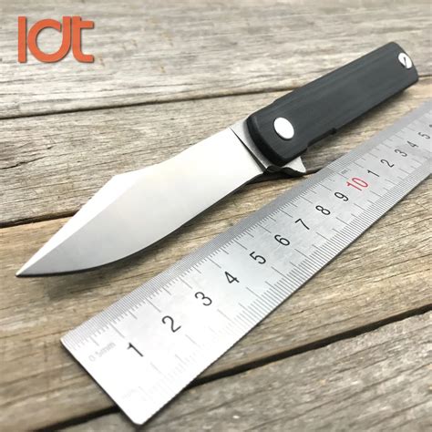 LDT Zebra MS3 складной нож 9Cr18Mov лезвие G10 ручка MS2 Походный нож ...