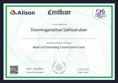 Alison Certificate Pdf