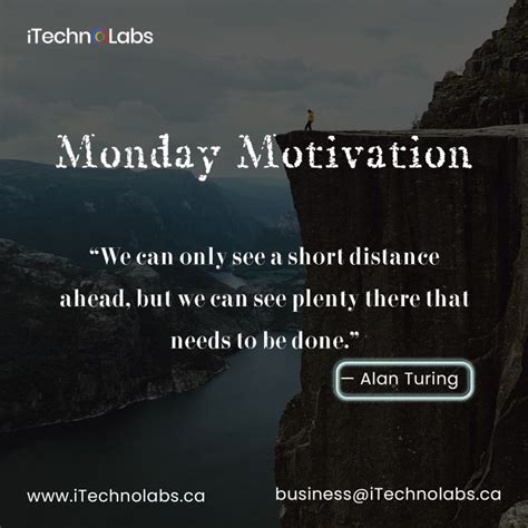 Itechnolabs Inc On Linkedin Mondaygoals Alanturing Computerprogramming Computerengineer