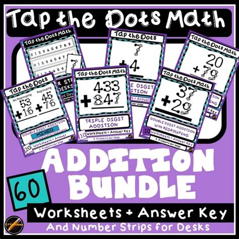 Touch N Tap The Dot Math Addition Bundle Set 2 By Effortless Tpt