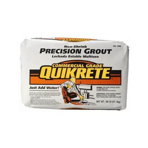 Quikrete 1585 00 50 Gry Fast Non Shrink Grout Gray Buy Now