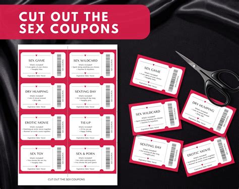 40 Sex Coupons Printable Naughty Ts Sex Coupons For Him And Her