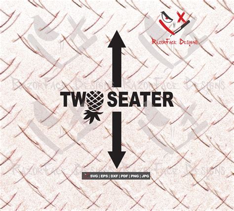 Two Seater Swinger Humor Sex Humor Double Entendre Cricut Png Cut