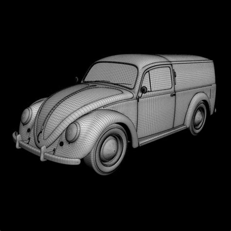 Beetle Van 3d Model