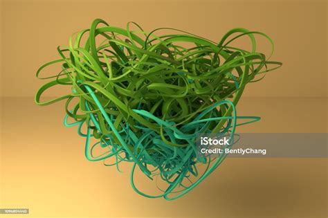 五顏六色的3d 渲染背景摘要 Cgi 構圖 一堆淩亂的弦幾何為設計 圖形資源 照片檔及更多 凌亂 照片 凌亂 創作性 式樣 Istock