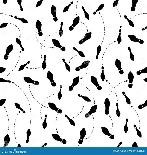 Seamless Dance Steps Illustration Stock Vector Image 56479564