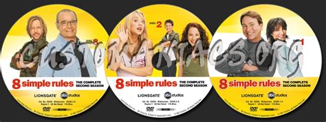 8 Simple Rules Season 2 Dvd Label Dvd Covers And Labels By Customaniacs