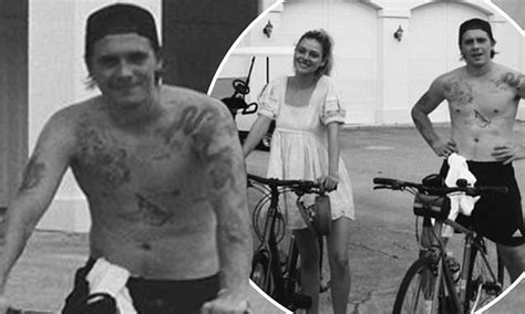 Brooklyn Beckham Enjoys Bike Ride With Glamorous Fiancée Nicola Peltz