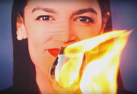 Ilhan Omar Blasts Gop Ad Depicting Alexandria Ocasio Cortez Burning