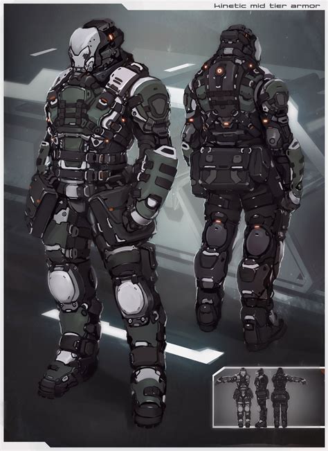 Cyberpunk Armor Sci Fi Armor Suit Of Armor Body Armor