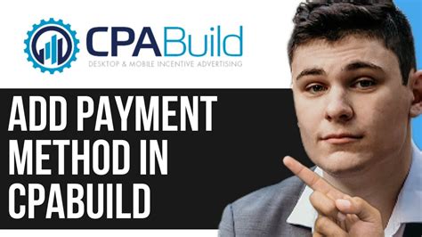 How To Add Any Payment Method In Cpabuild 2025 Full Guide Youtube