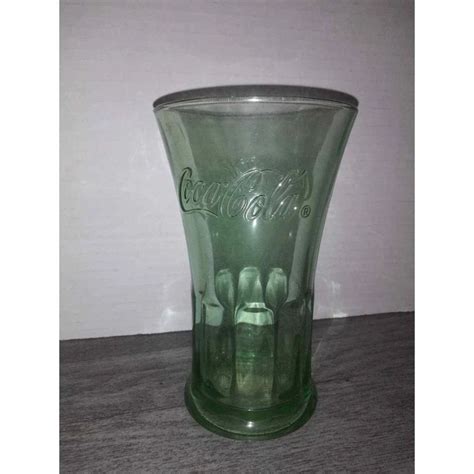 Coca Cola Coke Tall Green 16 Oz Flare Float Glass £780 Picclick Uk