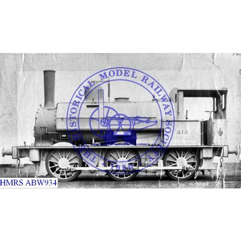 ABW934 0 6 0ST LSWR 0330 414 WksGrey Possibly BP Works Photo LHS Built Beyer Peacock 2136