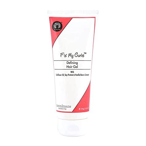 Fix My Curls Defining Hair Gel For Styling Curly And Wavy Hair