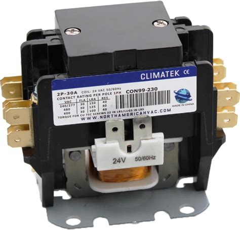 Replacement For Goodman Single Pole 1 Pole 30 Amp Condenser Contactor B1360321 By Replacement