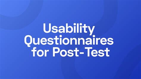 Hsin Jou Lin On Linkedin An Introduction To Usability Questionnaires