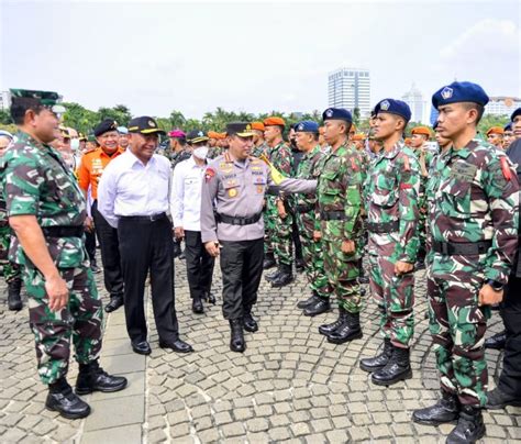 Gelar Apel Pasukan Di Monas Kapolri Pastikan Seluruh Pihak Siap