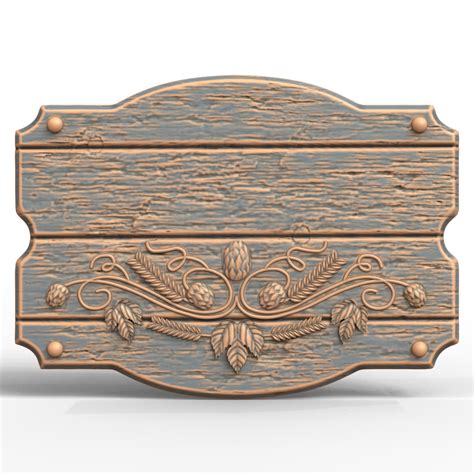 📁 3d Model Stl File For Cnc Router Laser And 3d Printer 1927 Wooden Sign