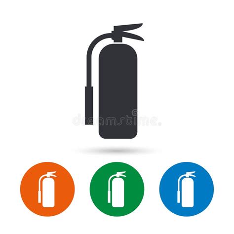 Fire Extinguisher Vector Icon Fire Extinguisher Symbol Stock Vector