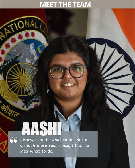 Meet The Team Aashi Introducing Aashi The Spirited Third Semester Procedural Powerhouse Of The