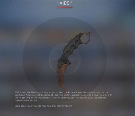 Csgo Karambit Rust Coat Video Gaming Gaming Accessories In Game