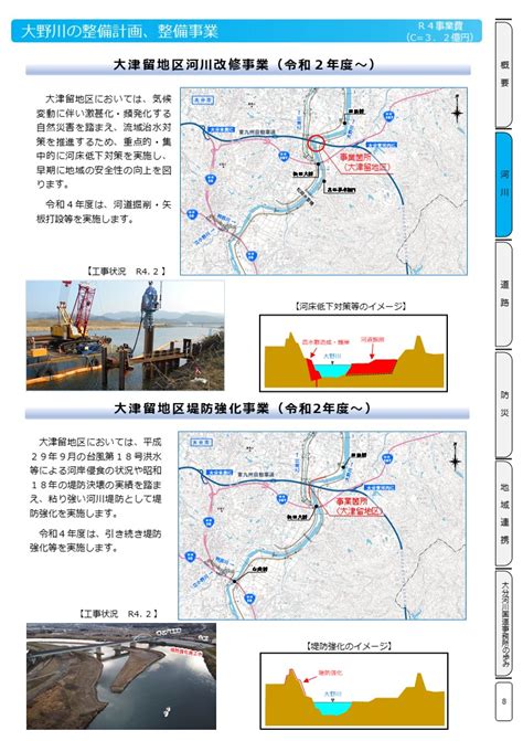 事業概要の詳細 大分河川国道事務所｜国土交通省 九州地方整備局