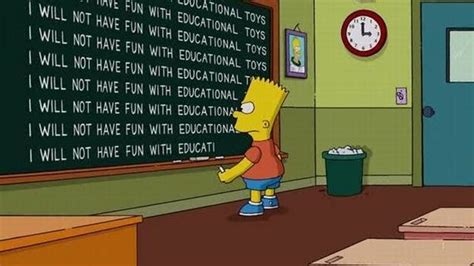 Bart Simpson Chalkboard Quotes Quotesgram