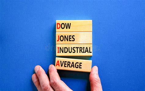 Djia Dow Jones Industrial Average Symbol Concept Words Djia Dow Jones