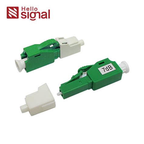 LC APC Female To LC APC Male Plug In Fixed Fiber Optical Attenuator1 25dB China Manufacturer
