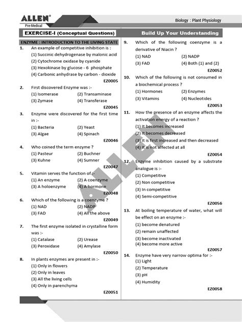 Enzyme Pdf Enzyme Cofactor Biochemistry