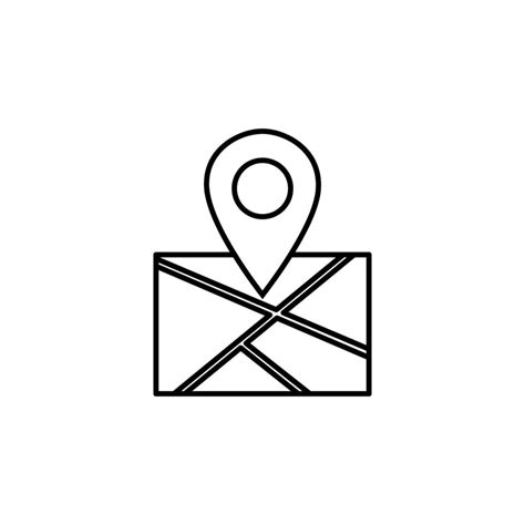 Map Vector Icon Illustration Vector Art At Vecteezy