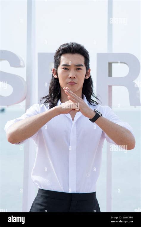 Cannes France 07th Apr 2024 Yosh Yu Attending The To The Wonder Photocall As Part Of The 7th