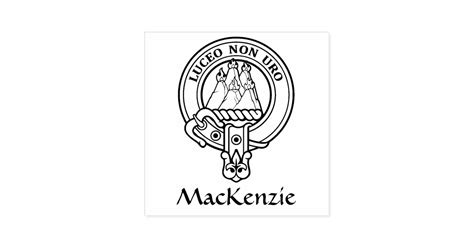 Clan Mackenzie Crest Self Inking Stamp Zazzle