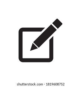 Write Vector Notepad Icon Vector Stock Vector Royalty Free 1819608752 Shutterstock
