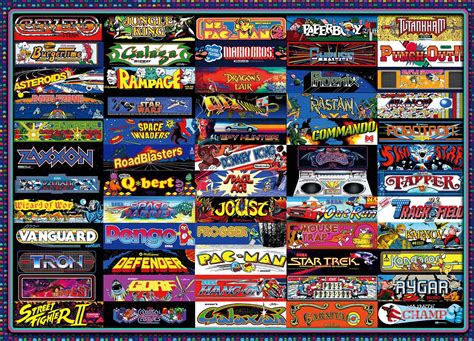 Arcadeageddon Retro Arcade Game Collage 1000 Piece Jigsaw Puzzle Walmart Canada