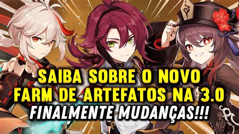 FINALMENTE MUDANÇAS NO FARM DE ARTEFATOS GENSHIN IMPACT YouTube