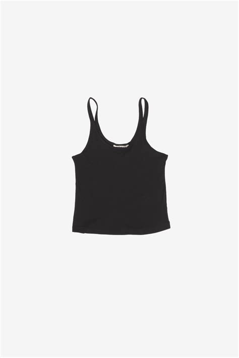 Auralee Giza Super High Gauge Sheer Rib Camisole Garmentory