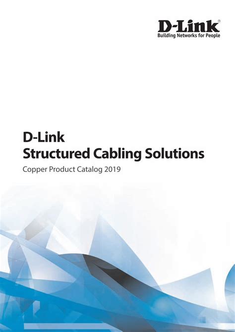 Pdf D Link Cabling Guide Structured Cabling Design And Installation Is Governed By A Set Of