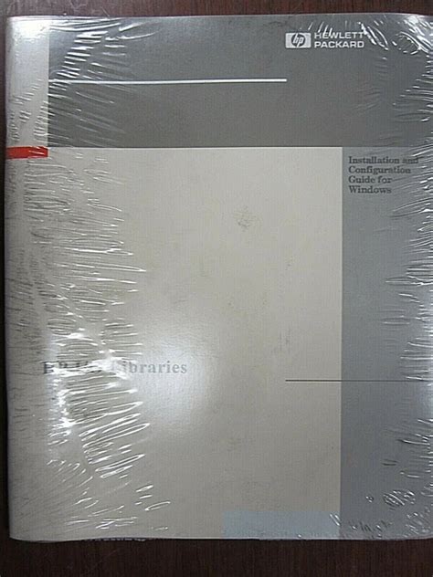 Guide Dinstallation Et De Configuration Des Bibliothèques De S Hp Pour Windows E2094 90016 Eur